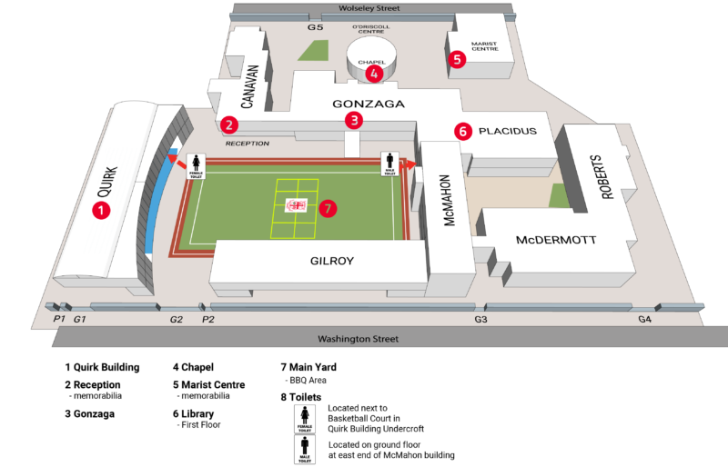 Map 2023 Alumni BBQ | Marist Catholic College Kogarah
